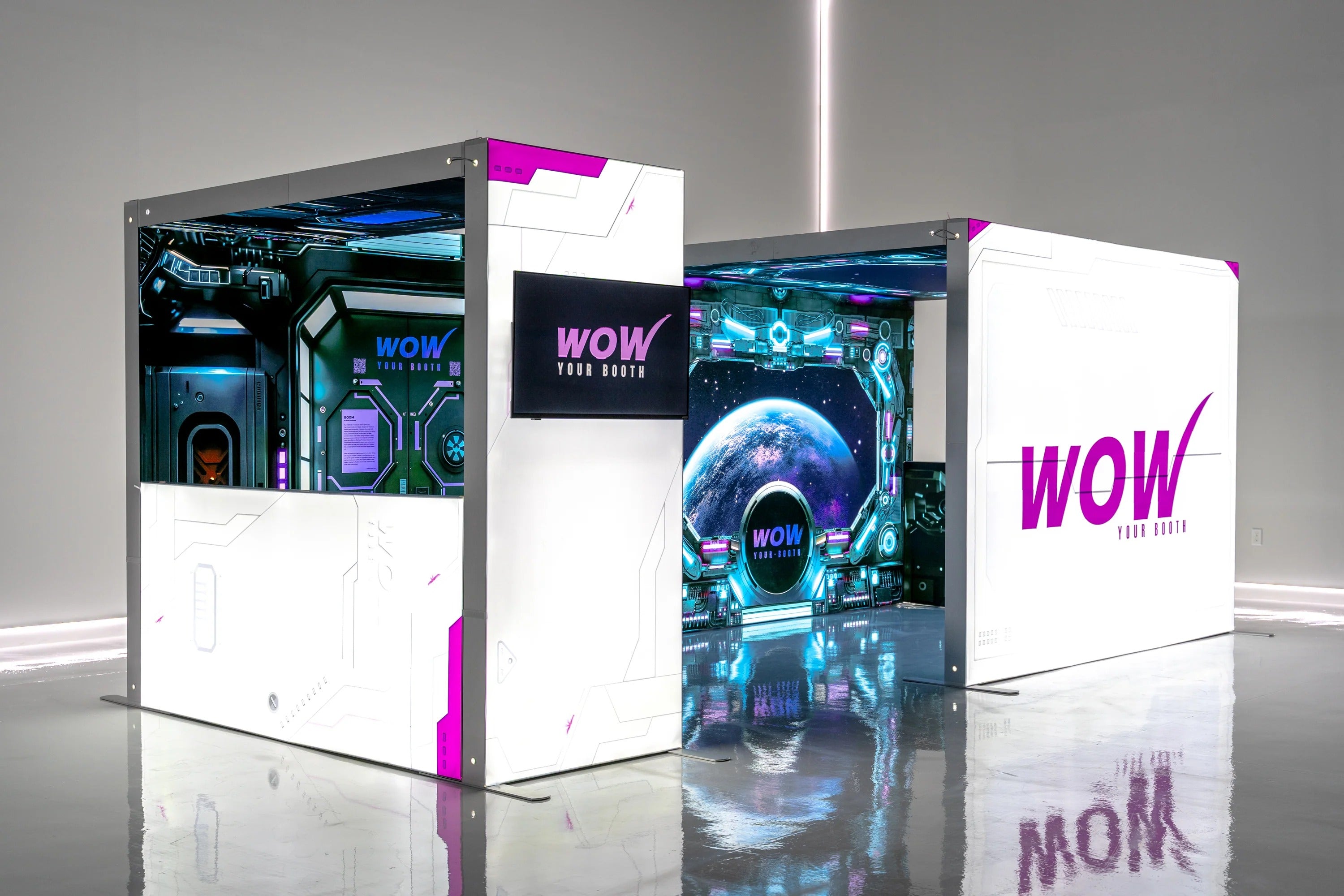 20ft Boom Customizable Exhibit - Configuration Flex-A – Wow Your Booth