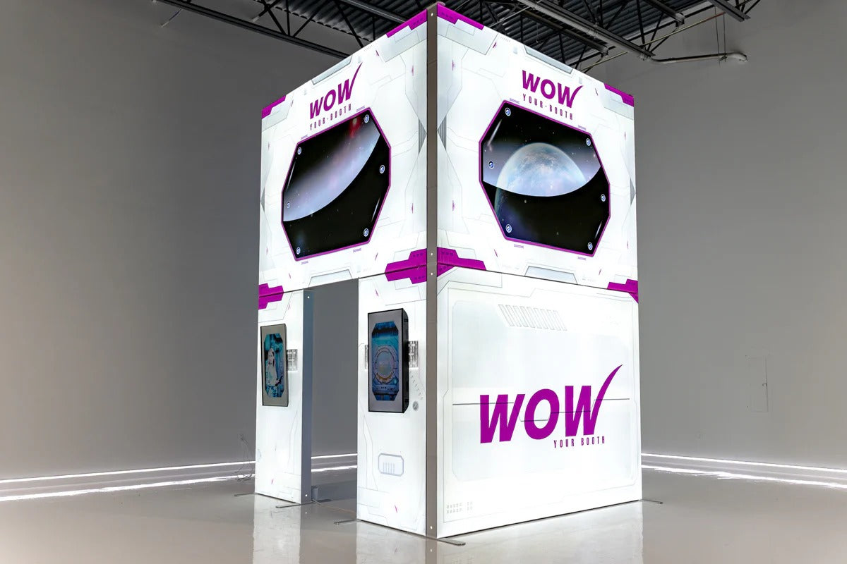 20ft Boom Customizable Exhibit - Configuration Flex-B – Wow Your Booth