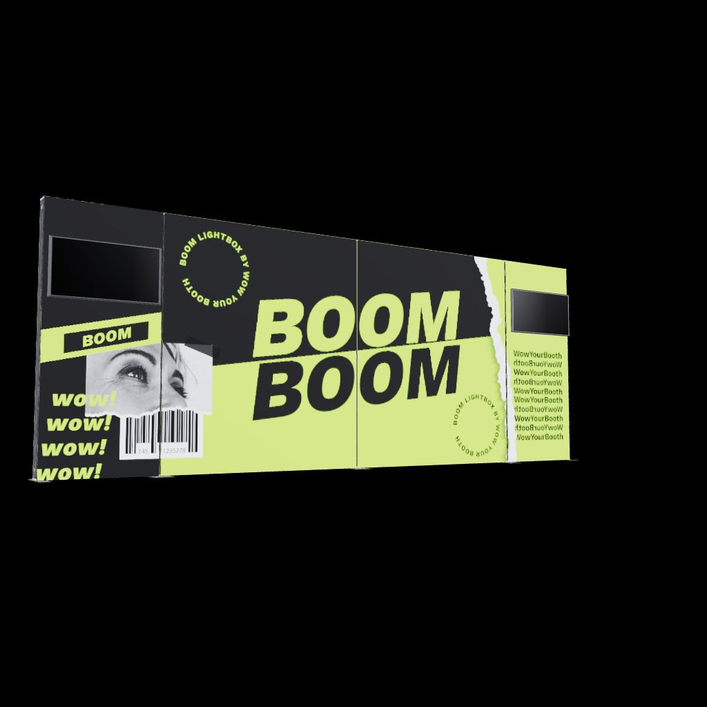20ft Boom Backlit Exhibit with TV Mounts - Configuration R20 – Wow Your ...